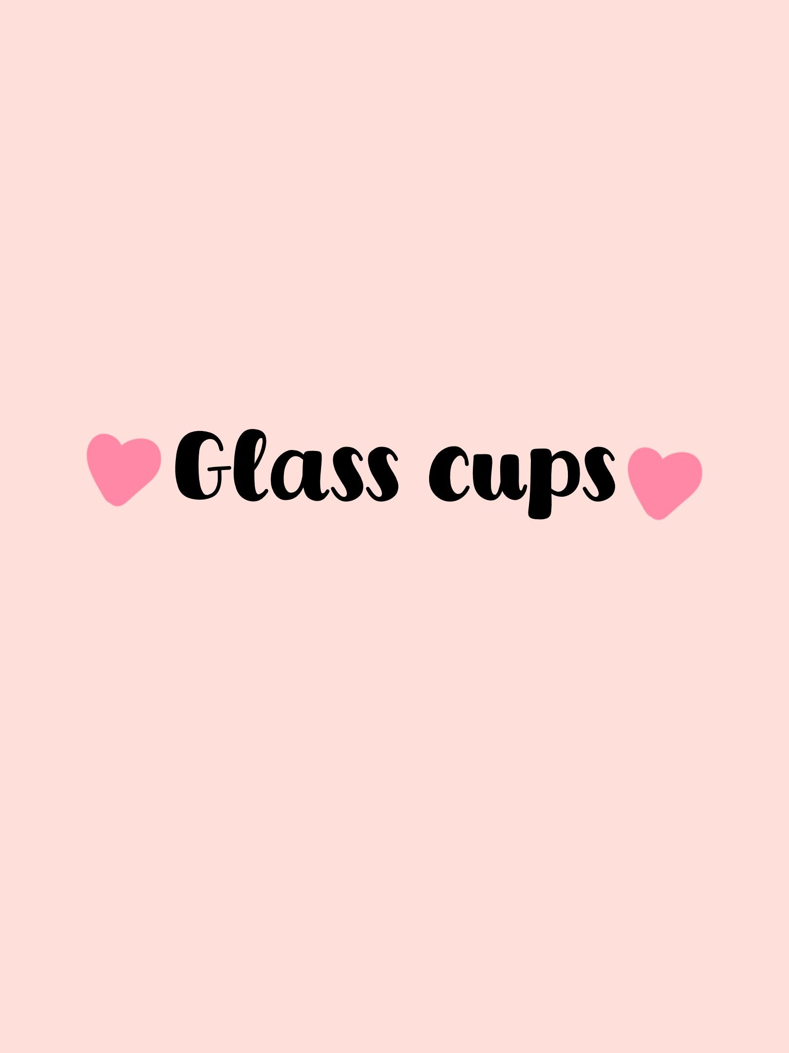 Glass Cups – ModestAfi